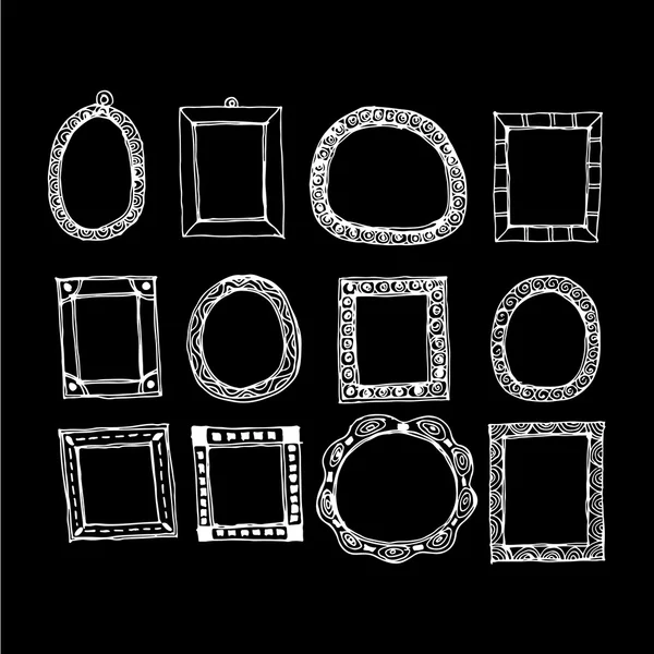 Hand draw frame icons Stock Vector Image by ©porjai #117643916