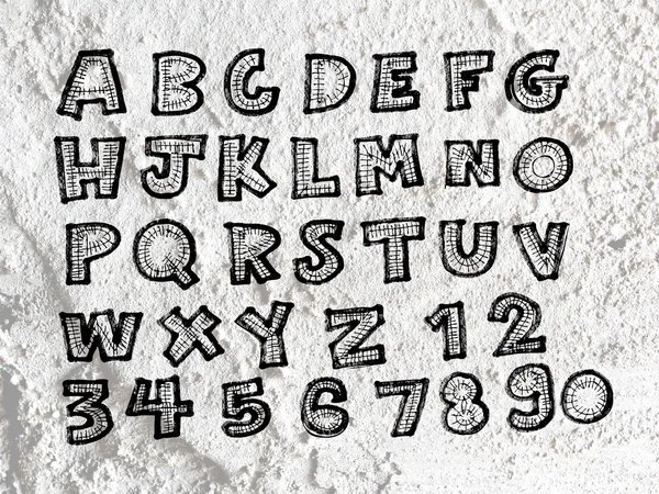 Imágenes de Letras escritas el charro negro usando un estilo del ...