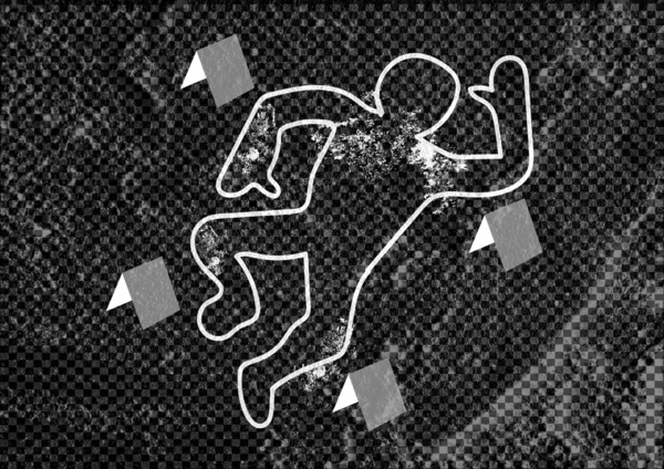 Crime scene danger tapes illustration on wall texture background Stock ...