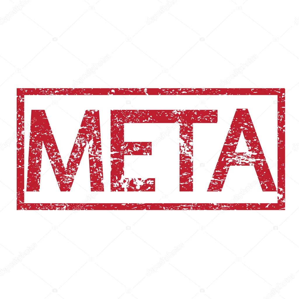 Stamp text META — Stock Vector © porjai #71171887