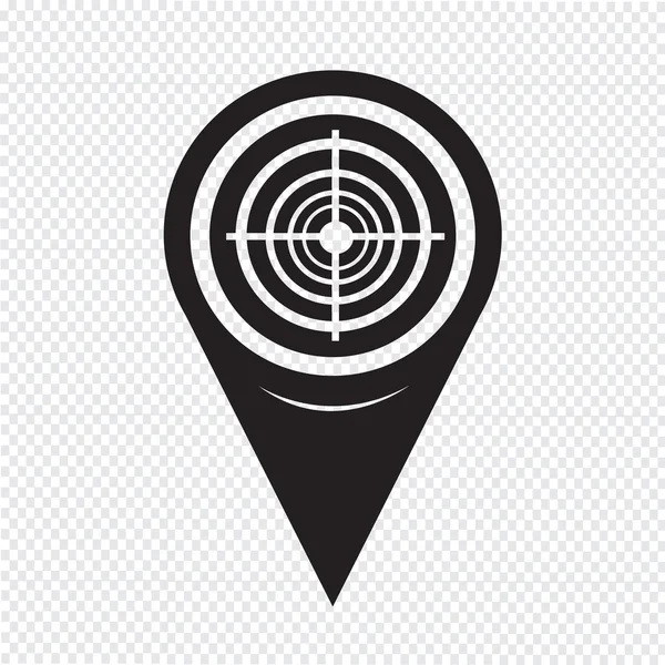 Locais visados imágenes de stock de arte vectorial | Depositphotos