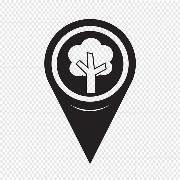 13,964 Map tree icon Vector Images | Depositphotos