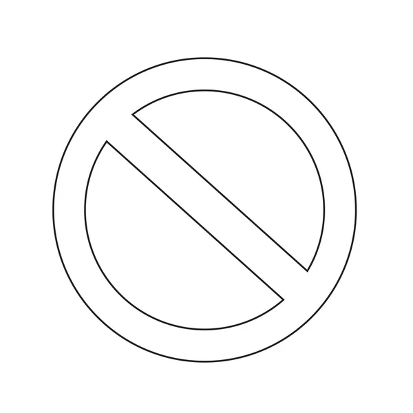 Not Allowed Sign — Stock Vector © LarysaRay #70506735