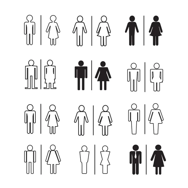 Introverts and extroverts vector pictograms. Set stick human figures ... Introverts and extroverts vector pictograms. Set stick human figures ...
