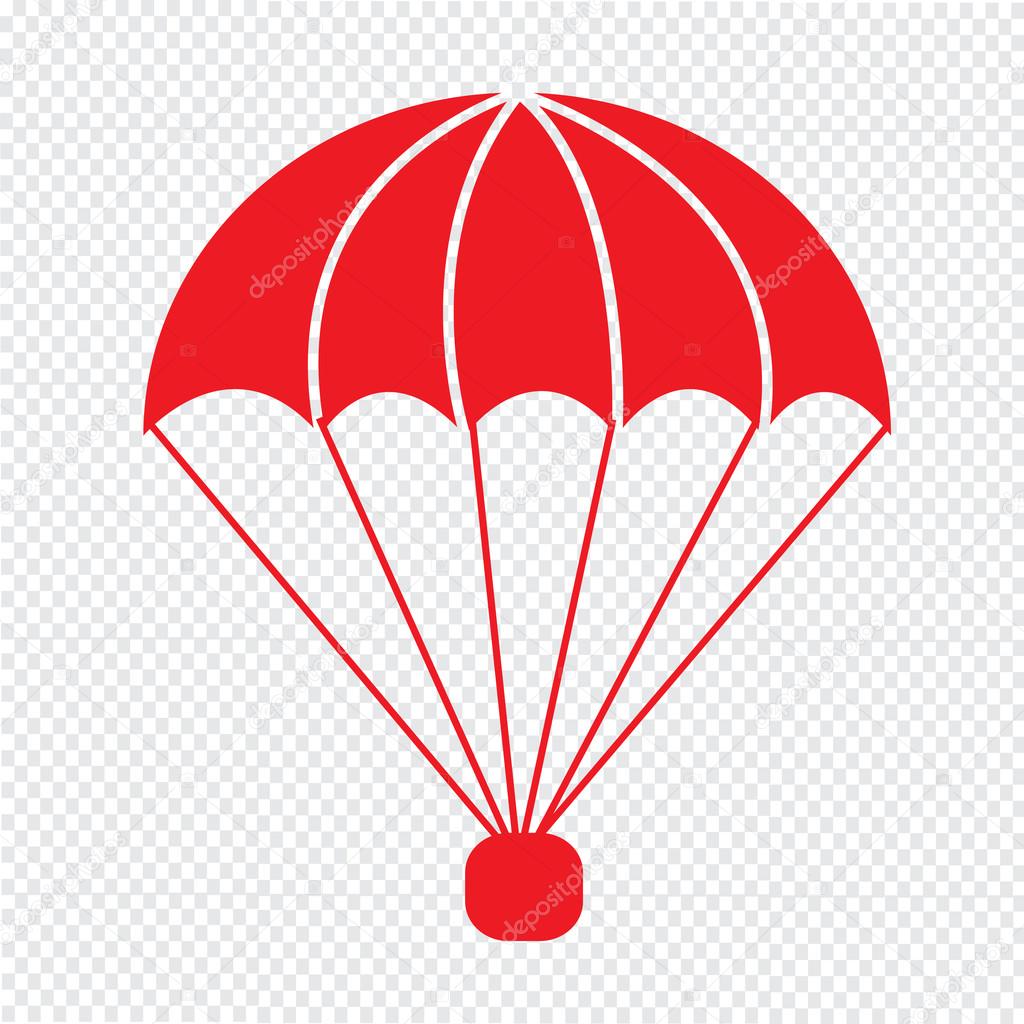 icono del paraca das Dise o de s mbolo de ilustraci n 2024