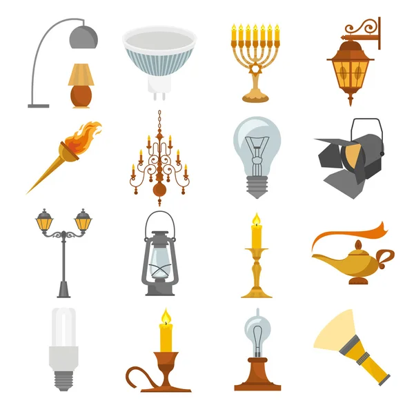 Lighting elements icon set Stock Vector Image by ©A7880S #119209974