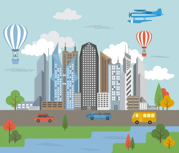 City map generator. City map example. Elements for creating your Stock ...