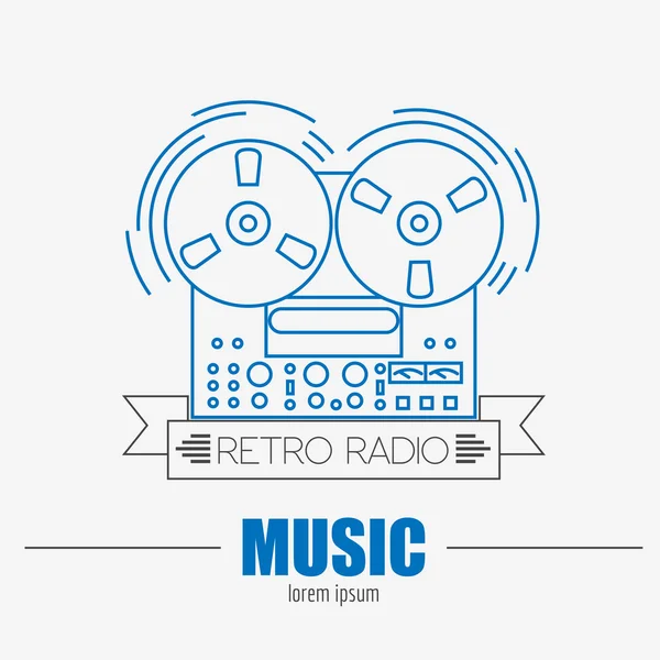 Musical instruments logos and badges. Graphic template Stock Vector ...