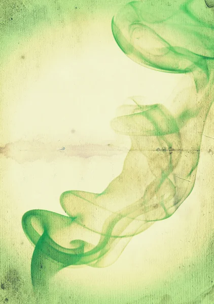 Grunge smokey green background. Vintage paper texture - Stock Image ...