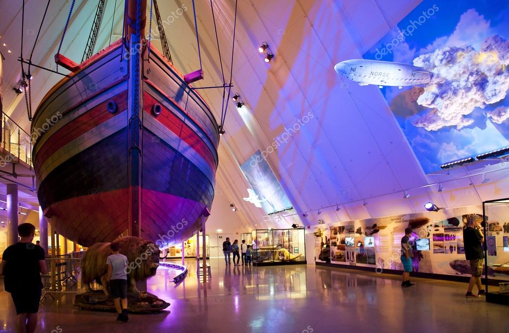The Gjoa ship at at The Fram Museum – Stock Editorial Photo © Deaurinko ...