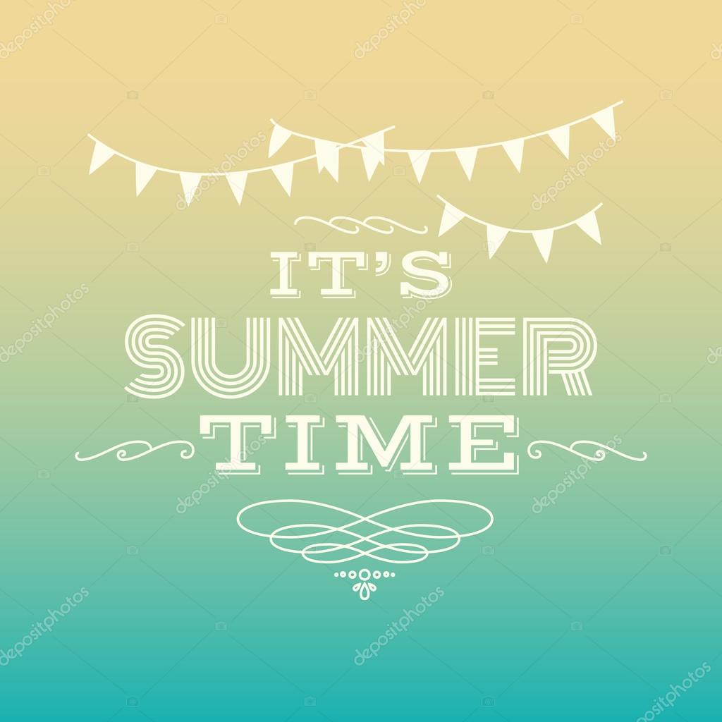 It's summer time Stock Vector Image by ©nongpimmy #102536734