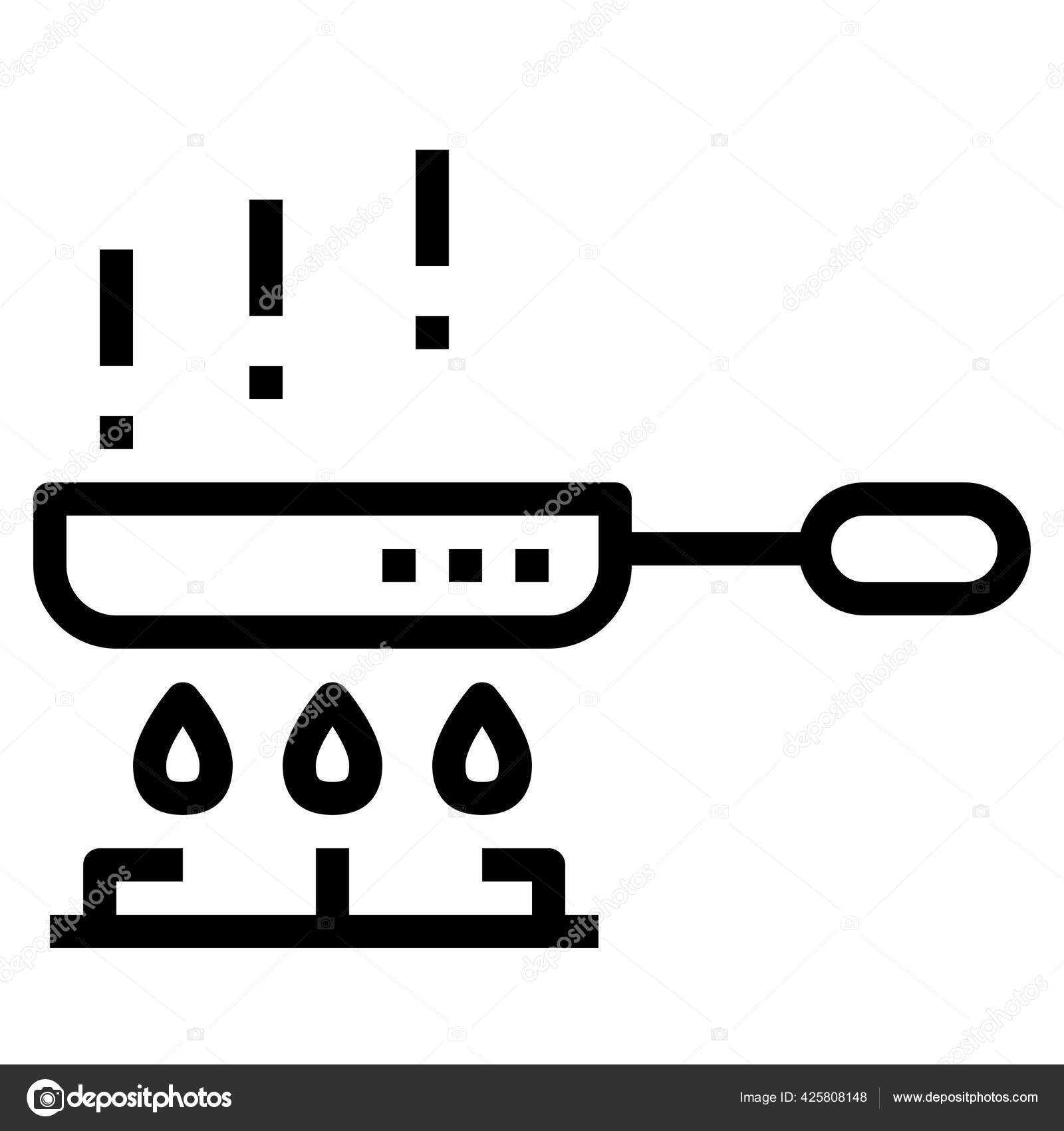 Fry Icon Web Vector Illustration Stock Vector by ©nongpimmy 425808148