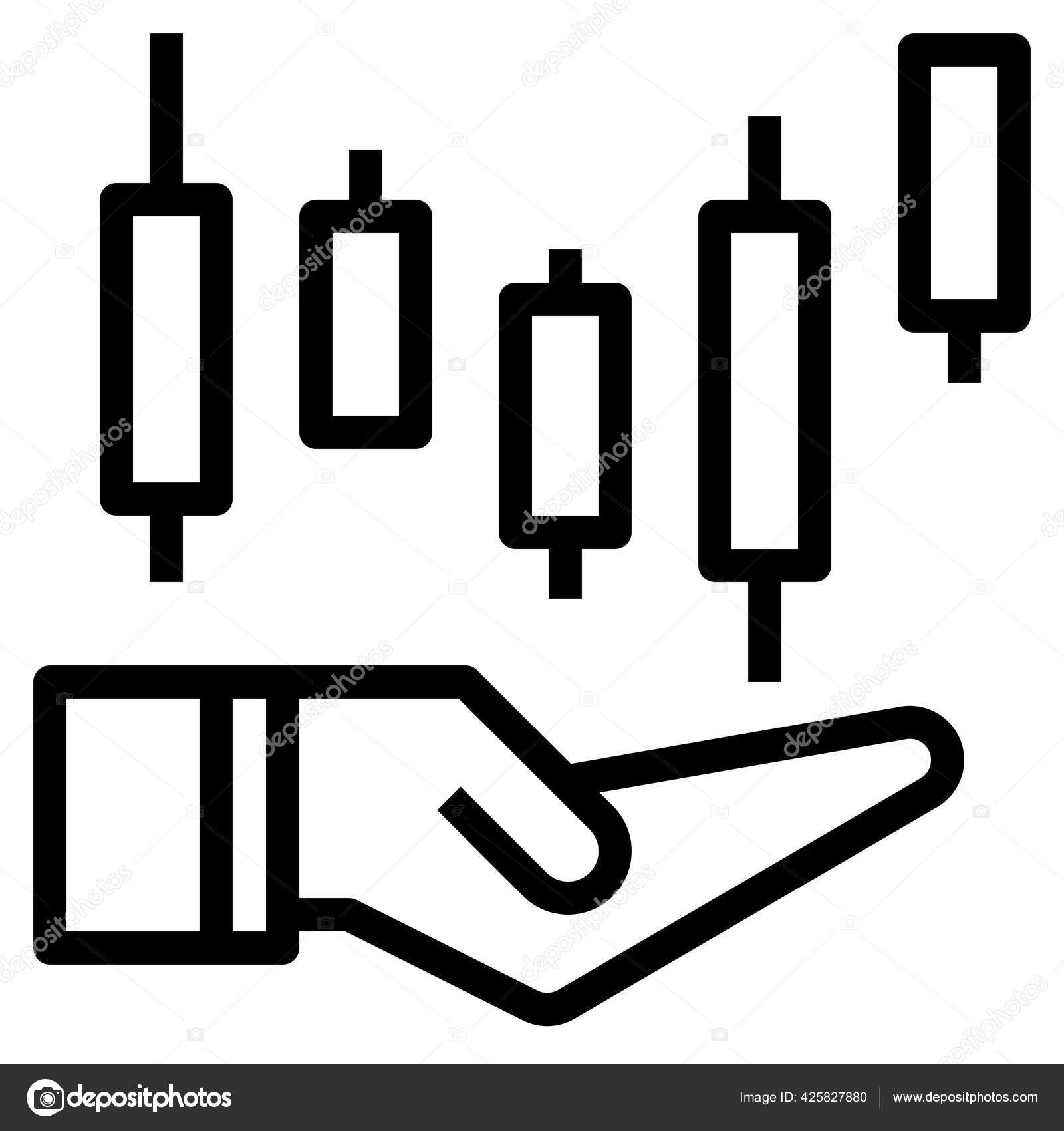 Dividend Icon Web Vector Illustration Stock Vector by ©nongpimmy 425827880