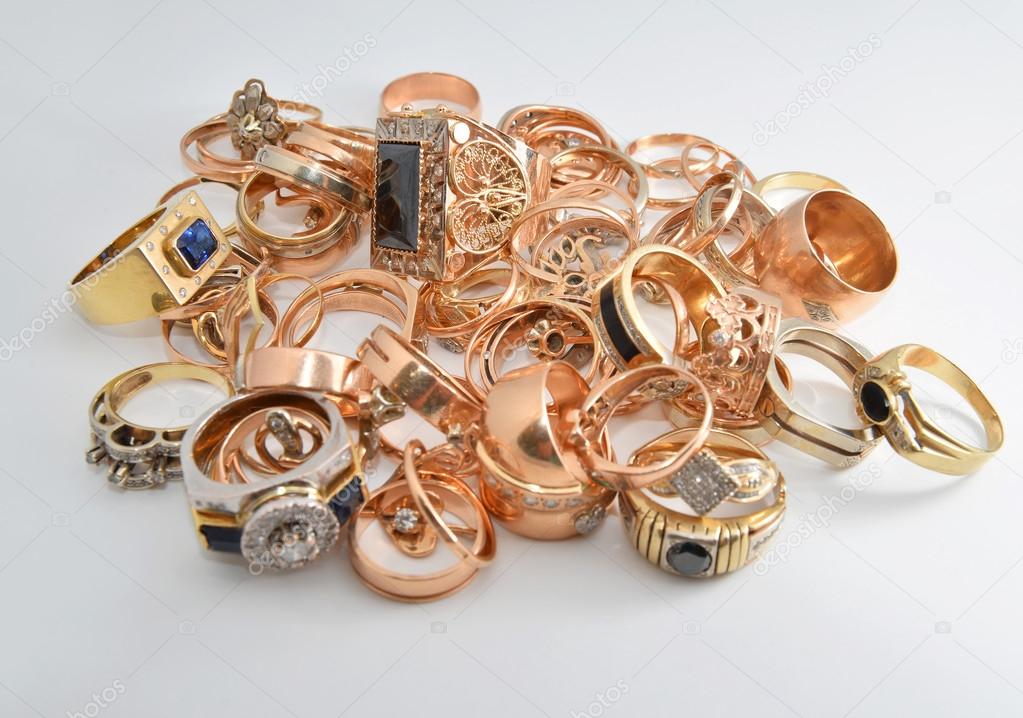 Jewels on a white background Stock Photo by ©badahos 101041760