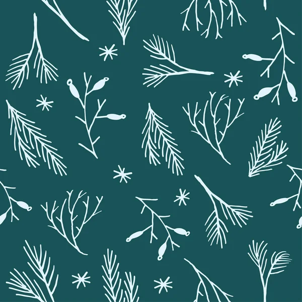 Seamless simple vector graphics pattern. Tile Christmas background with ...
