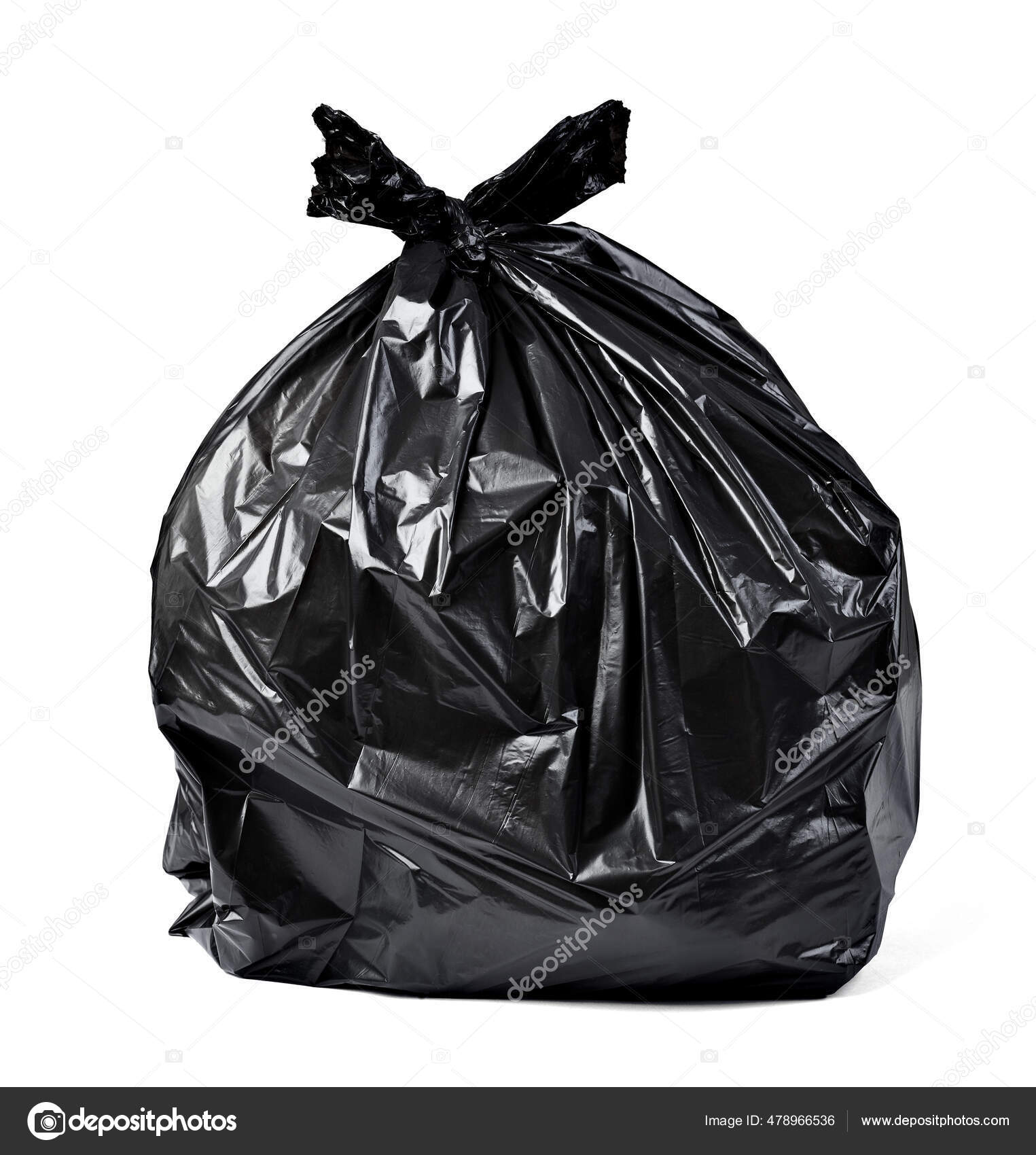 Close Plastic Bag Trash Waste White Background Stock Photo by ©PicsFive ...