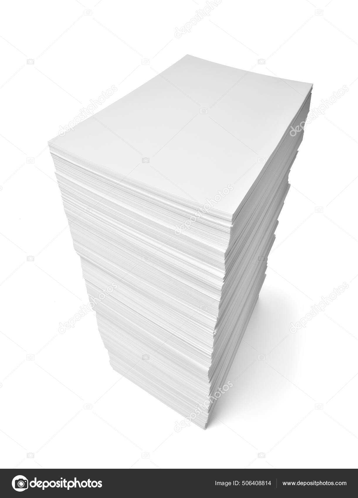 Paper stack pile office paperwork busniess education Stock Photo by ...
