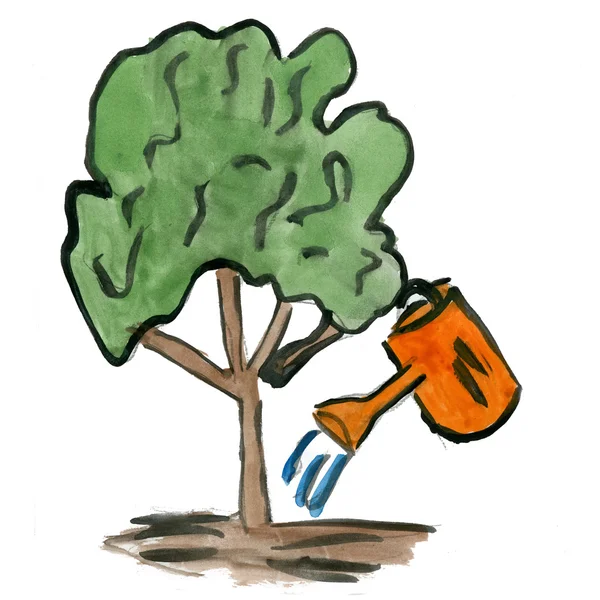 Tree and watering Stock Photos, Royalty Free Tree and watering Images ...