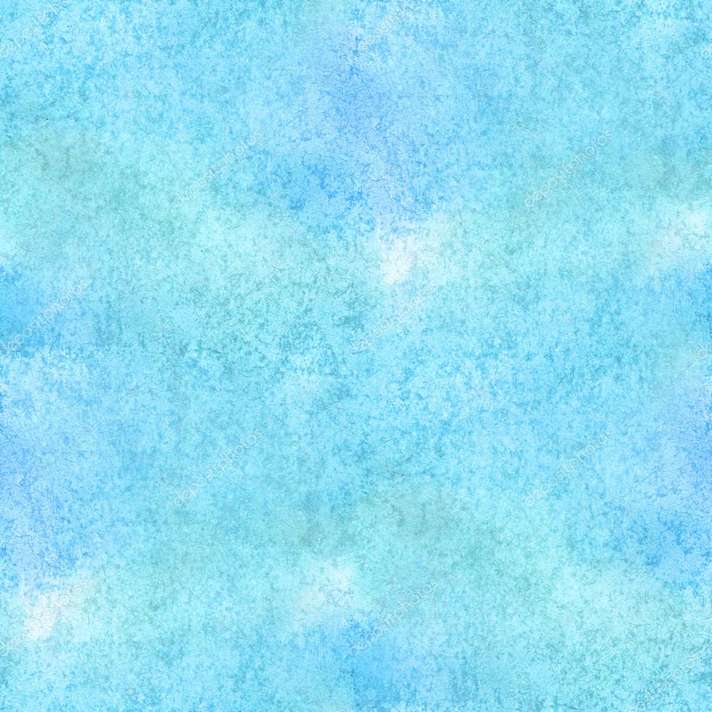 Seamless Watercolor Background Blue Abstract Pattern Texture Water