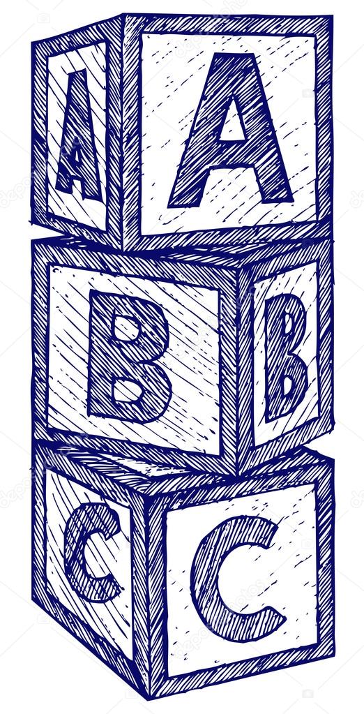 Abc Blocks Drawing