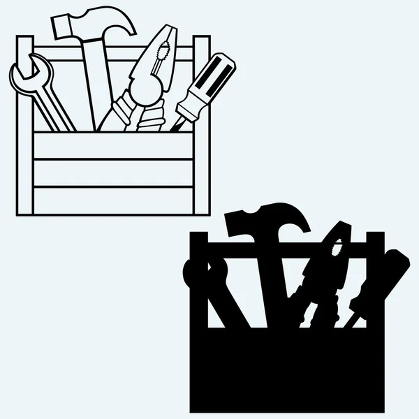 Caja de herramientas imágenes de stock de arte vectorial | Depositphotos