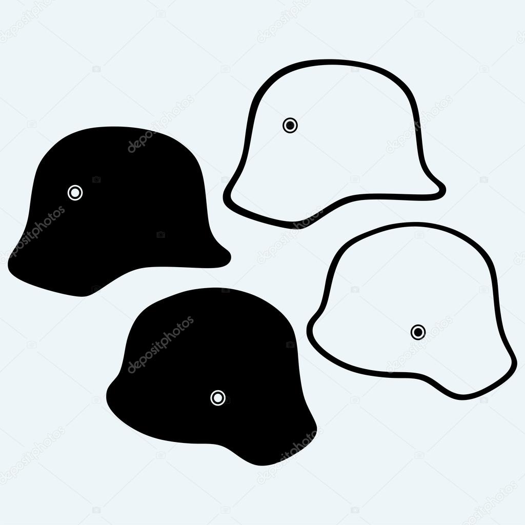 German steel helmet World War II Stock Vector Image by ©Kreativ #82926496