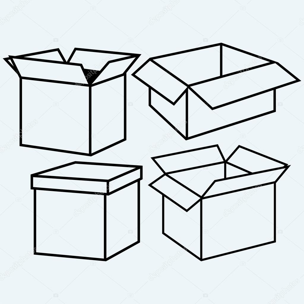 Cardboard box vector Stock Vector Image by ©Kreativ #98061224 Cardboard box vector Stock Vector Image by ©Kreativ #98061224