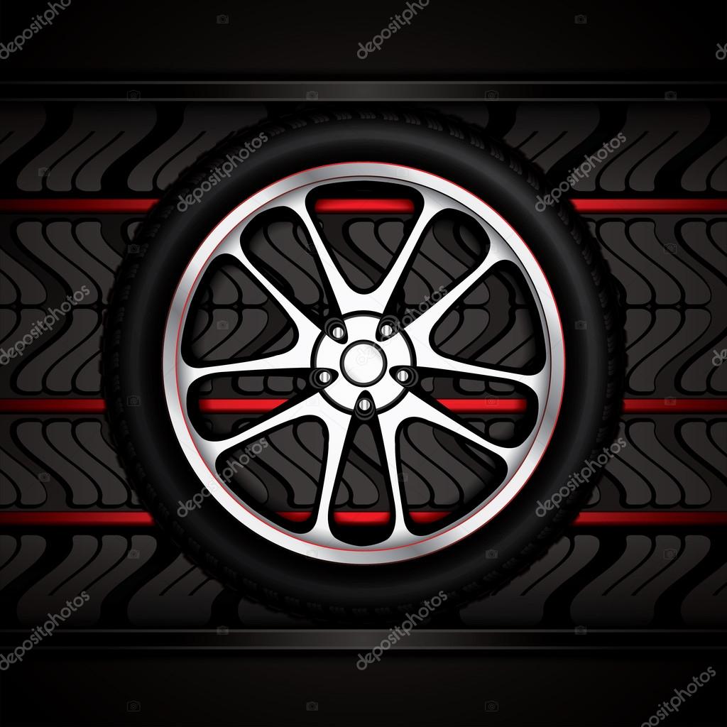 Racing car wheel Stock Vector Image by ©gigello #105700140