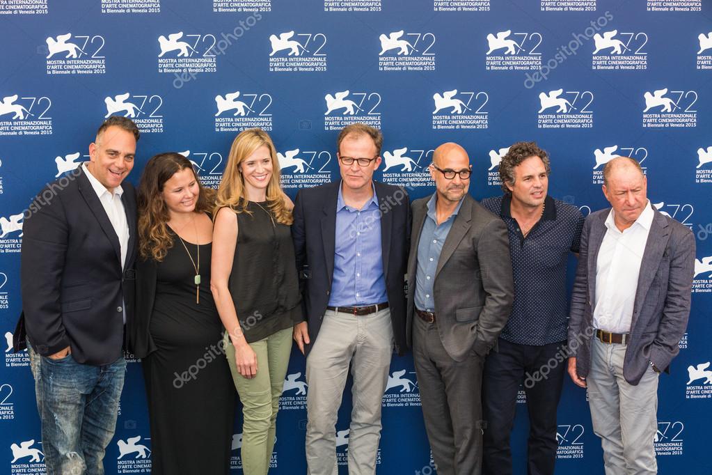 Stanley Tucci, Thomas McCarthy, Mark Ruffalo — Stock Editorial Photo ...