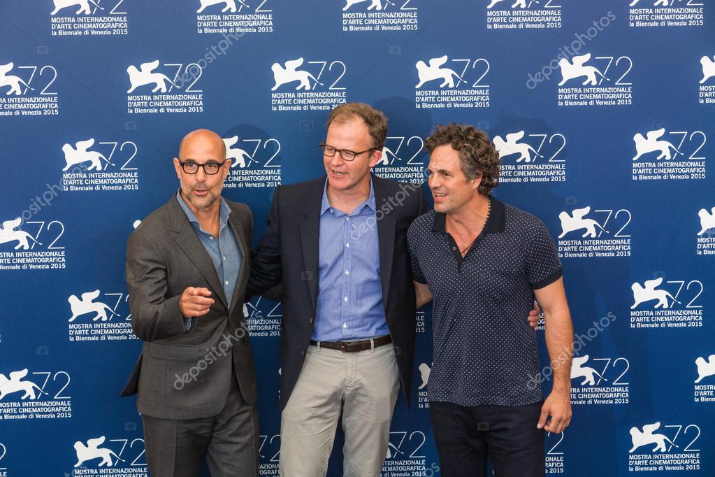 Stanley Tucci, Thomas McCarthy, Mark Ruffalo — Stock Editorial Photo ...