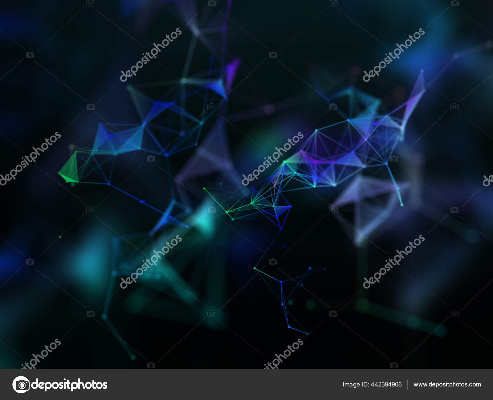 Render Modern Network Communications Background Design Stock Photo by ...
