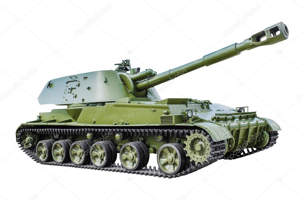 152-mm self-propelled howitzer 2S3 "acacia" made in 1971 — Stock Photo ...