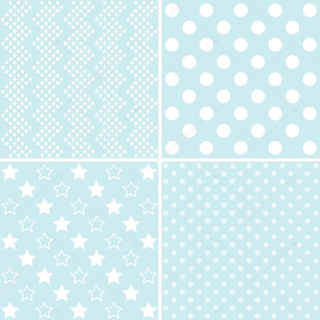 Vector set of 4 cute background patterns. Stock Vector by ©alena0509 ...