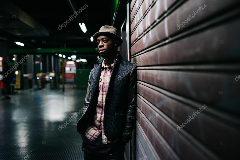 Young handsome afro black man Stock Photo by ©peus 90303780