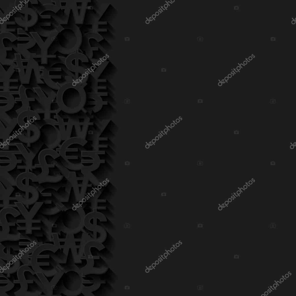 Abstract background with currency symbols Stock Vector by ©AbsentA 57712821