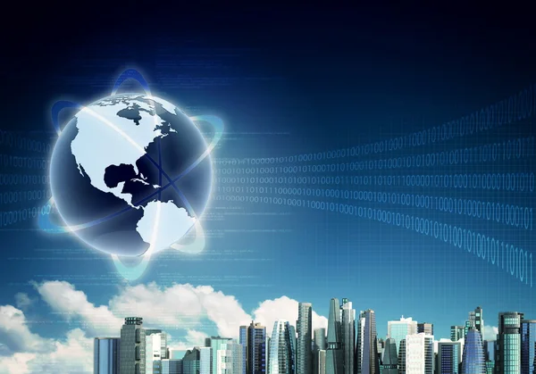 Information Technology background. Stock Photo by ©nmedia 9406707