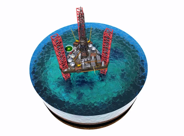 Oil rig 3d Stock Photos, Royalty Free Oil rig 3d Images | Depositphotos®
