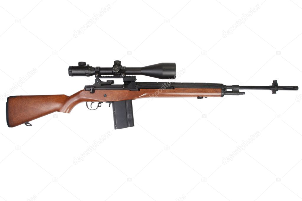 M14 rifle de francotirador — Foto de stock © zim90 #52835823