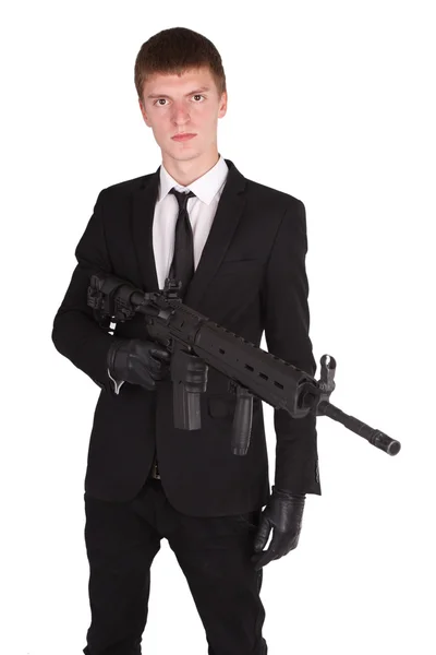 FBI Agent with rifle Stock Photo by ©zim90 80424730