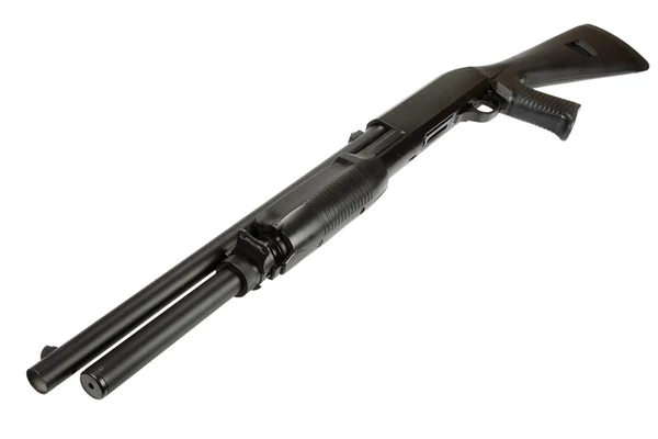 Semi-automatic pump action shotgun — Stock Photo © zim90 #80429466