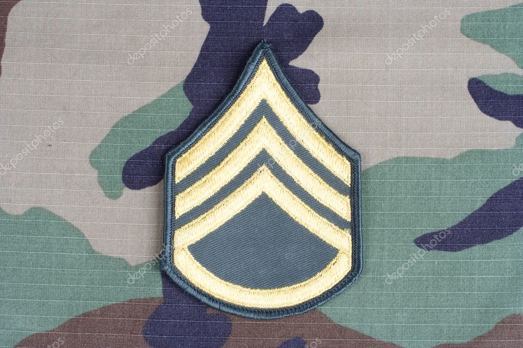 US ARMY Staff Sergeant rank patch — Stock Editorial Photo © zim90 #80427140