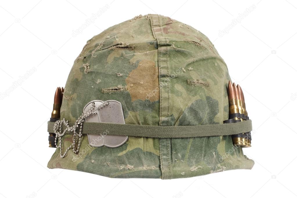 US Army helmet with camouflage cover Stock Photo by ©zim90 80428726