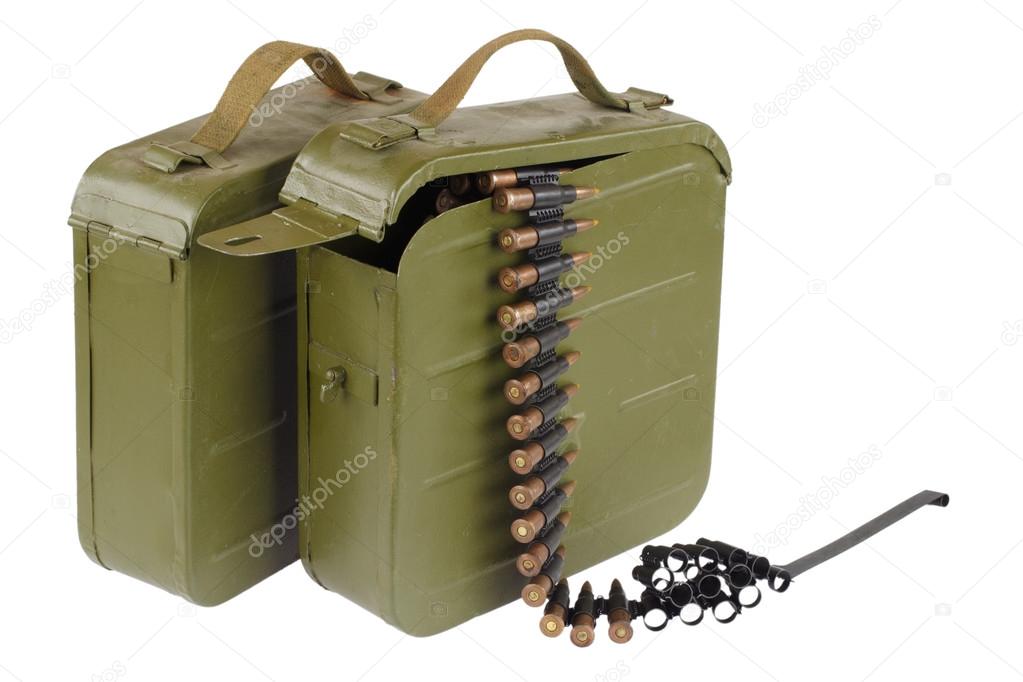 Soviet Maxim gun ammunition boxes Stock Photo by ©zim90 80429796
