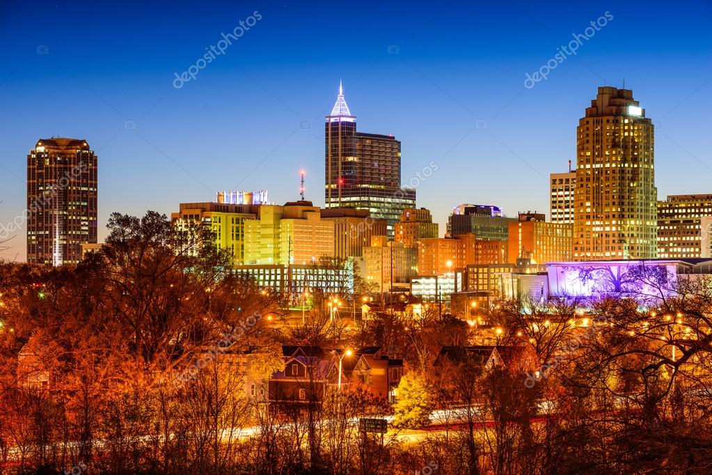 Raleigh Skyline — Stock Photo © sepavone #70464389