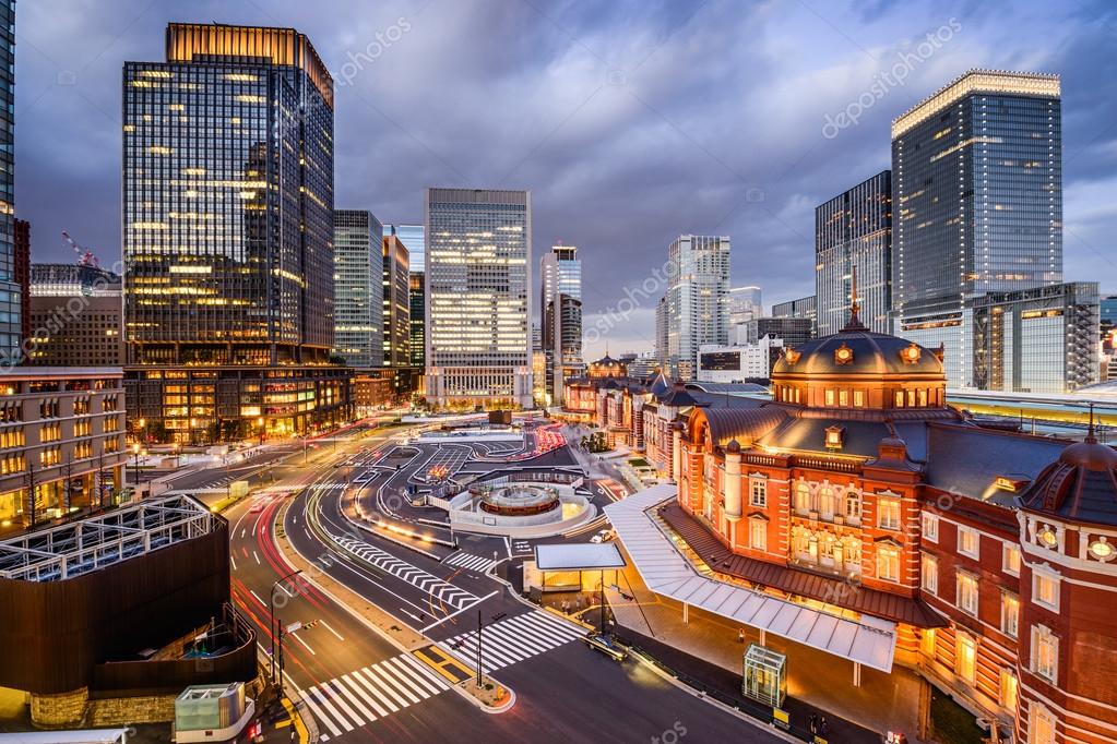 Marunouchi District Tokyo Cityscape Stock Photo by ©sepavone 76709783