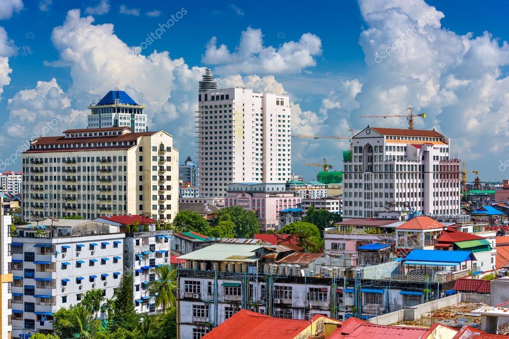 Yangon, Myanmar Skyline — Stock Photo © sepavone #89228780