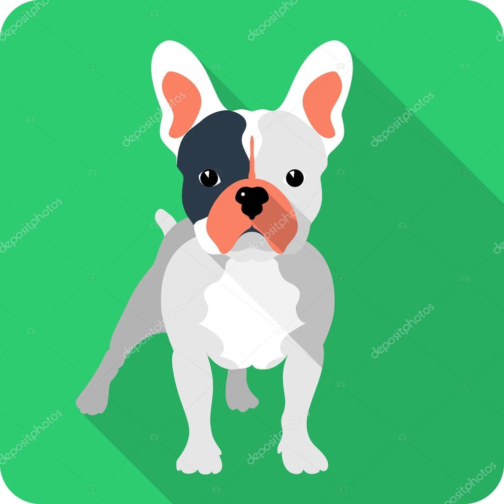 Dog icon flat design Stock Vector Image by ©olgacov #53667693