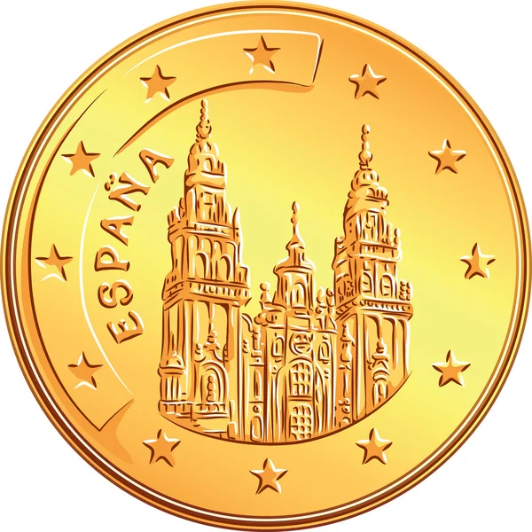 Spain euro coin Vector Art Stock Images | Depositphotos