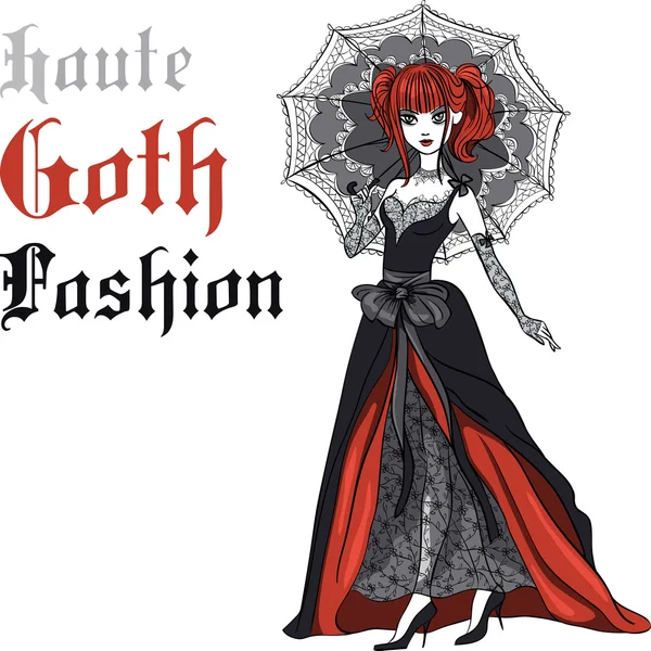 ᐈ Goth cartoon girl stock drawings, Royalty Free goth girl illustrations | download on ...