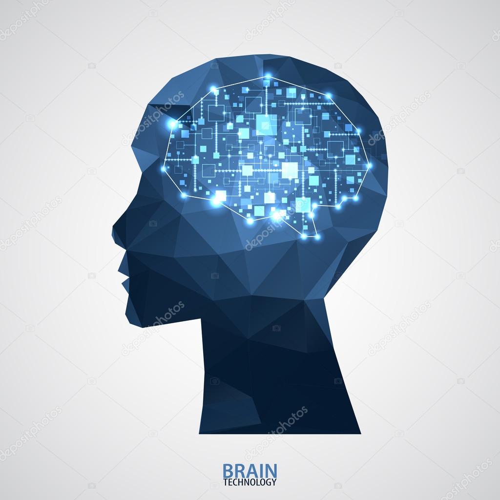 Creative brain concept background Stock Vector Image by ©KrulUA #104456176